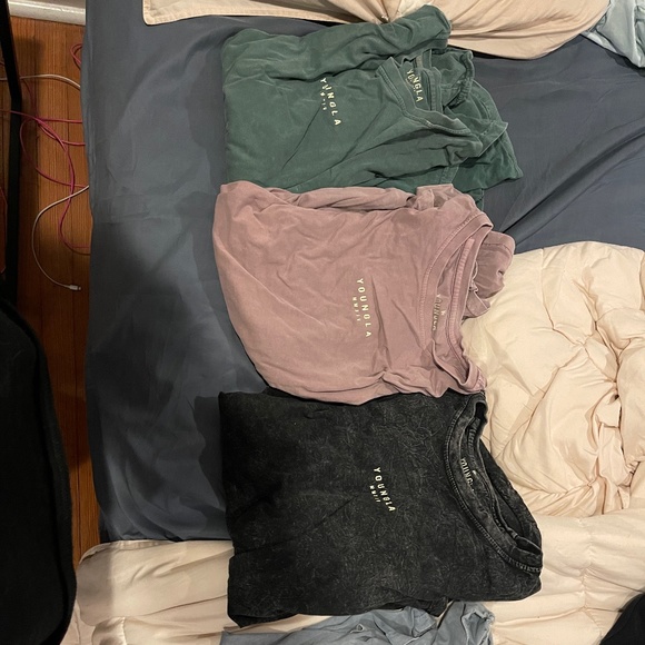 YoungLA | Shirts | Youngla Wavy Tee Bundle Of 4 | Poshmark